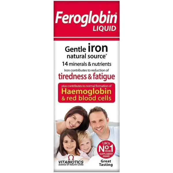 VITABIOTICS FEROGLOBIN LIQUID 500ML [EXPIRY 06/2025] £12.00 - PicClick UK