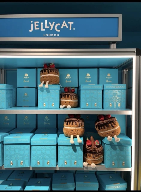 JELLYCAT X HARRODS Exclusive New Chocolate Strawberry Cake - Tags, Box ...