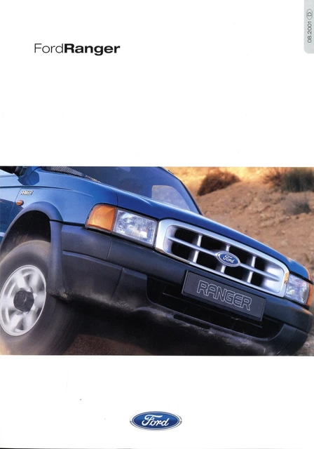 FORD RANGER BROCHURE 2001 8/01 car brochure brochure brosjyre brochure ...