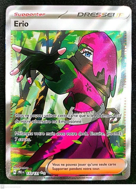 CARTE POKÉMON ERIO 133/131 Évolutions Prismatiques - FR - NM EUR 7,00 ...