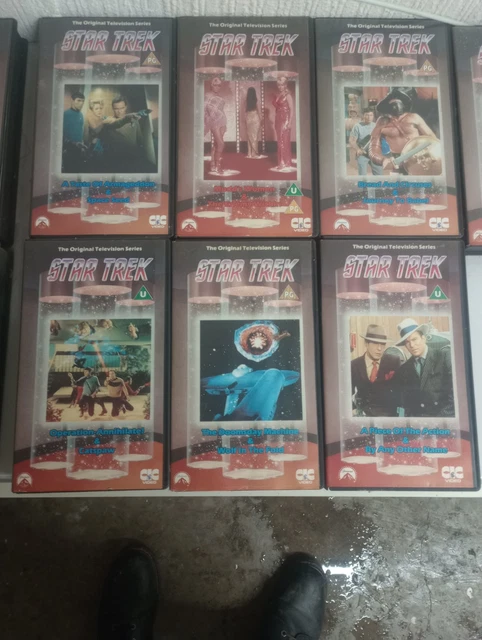 STAR TREK TOS. 19 VHS tapes All Seemingly In respectable Condition £208 ...