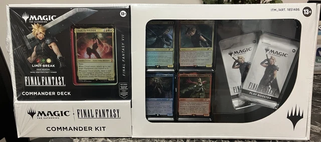 MAGIC THE GATHERING FINAL FANTASY Commander Kit COSTCO BUNDLE Counter ...