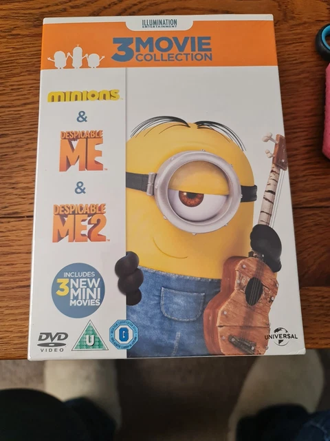NEW SEALED DVD 3 Movie Collection Minions, Despicable Me 1 & 2 £3.32 ...