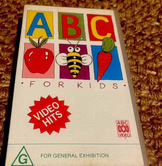 ABC FOR KIDS VIDEO HiTS VHS PAL VIDEO VHS! Pal vhs tape~ A rare ~ $49. ...