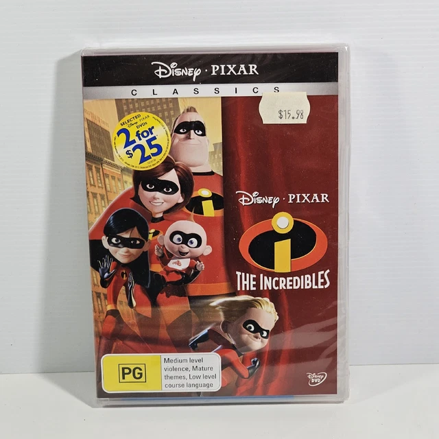 THE INCREDIBLES - Pixar Collection (DVD, 2004) - New - Region 4 $10.95 ...