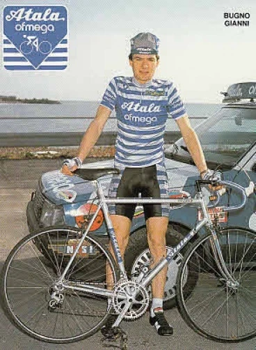 GIANNI BUGNO CYCLISME Ciclismo radsport vélo ATALA 87 EUR 5,50 ...