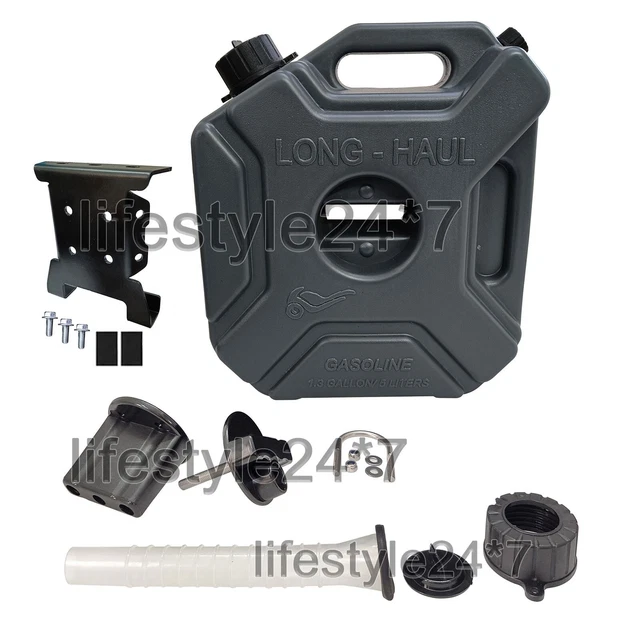 ROYAL ENFIELD &BS4 Grey Color Jerry Can With Mount" per Himalayan 411 ...