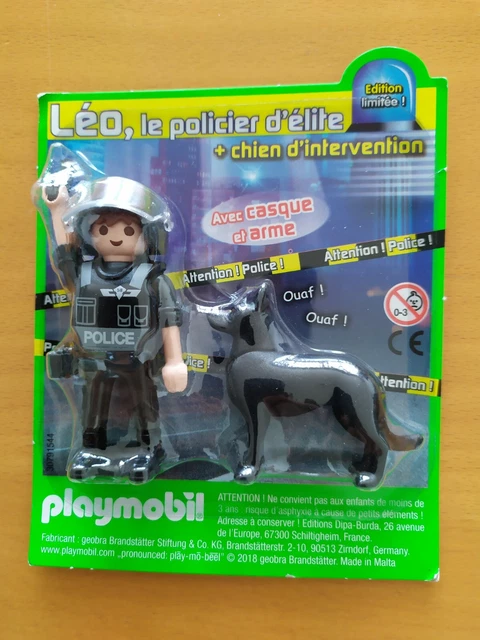 PLAYMOBIL XAVIER, ELIOTT, Agent C., Leo, Alex, Mathis Le Policier ...