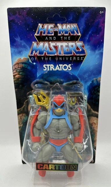 MOTU ORIGINS HE-MAN Masters Of The Universe Cartoon Stratos MOC SEALED ...
