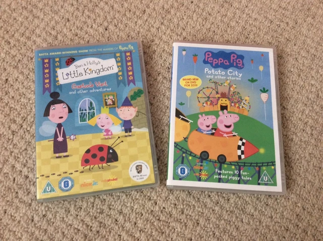FREE P&P X2 dvd’s Ben & Holly’s Little Kingdom & Peppa Pig Potato City ...