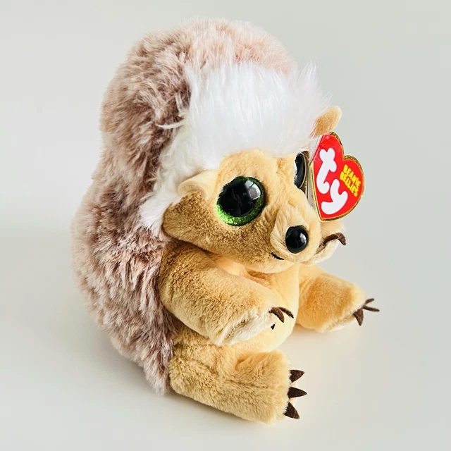 TY ORIGINAL BEANIES Babies Boos Bumper Plush 6” Hedgehog Brown Tan ...