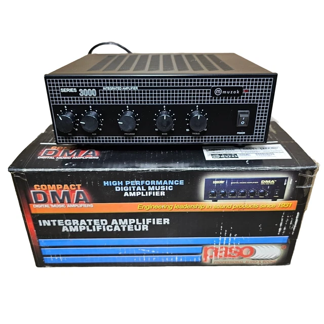 MUZAK SERIES 3000 Integrated 15 watt Amplifier Paso T3115BGM -Not ...