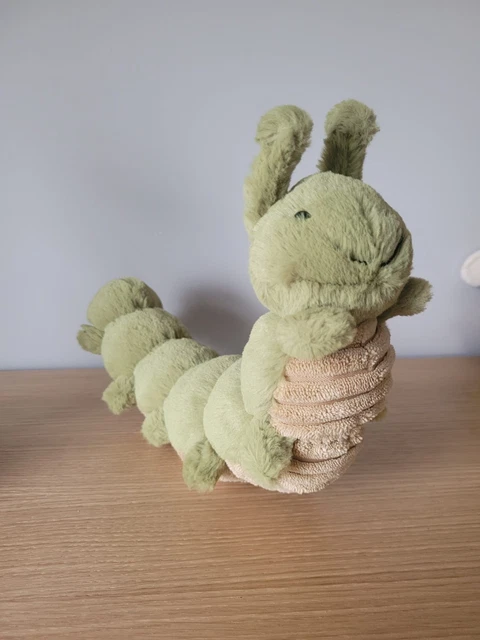 JELLYCAT LONDON CHRISTOPHER CATERPILLAR Plush Insect Bug SOFT TOY 12 ...