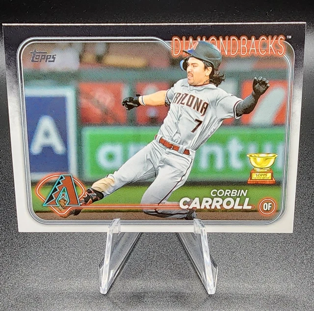 CORBIN CARROLL 2024 Topps (Série 1) #156 Rookie Cup Arizona ...