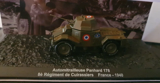 ALTAYA MILITARY TANK Automitrailleuse Panhard 178 France 1940 Die Cast ...