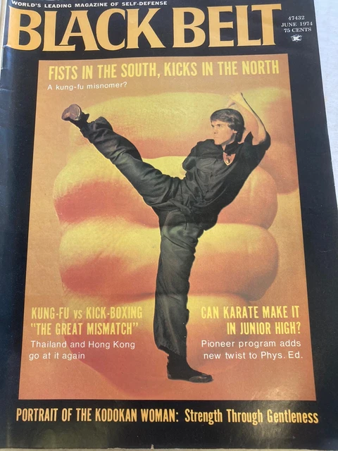 BLACK BELT MAGAZINE June 1974 Vol 12 # 6....Self Defense Magazine £9.00 ...