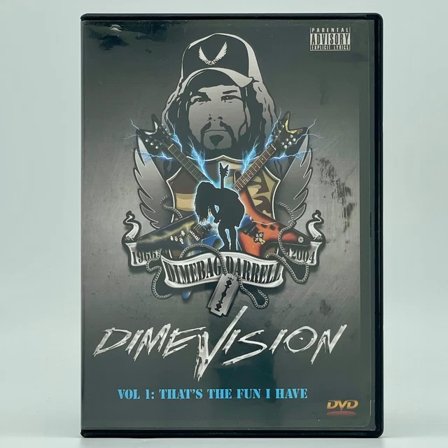 DIMEVISION: VOLUME 1: That's the Fun I Have (DVD, 2006) Pantera Dimebag ...