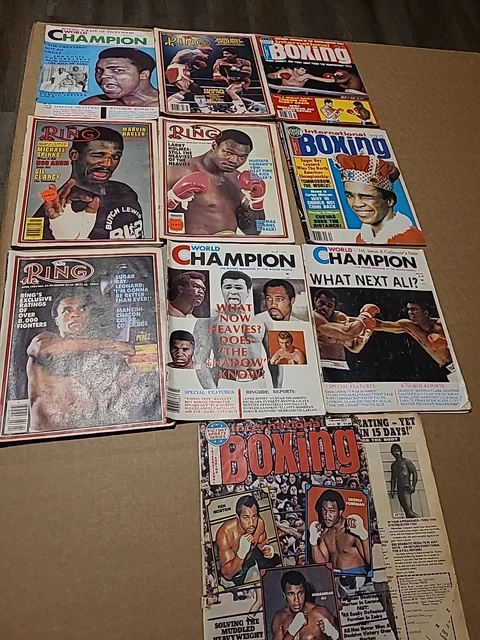 1970S/1980S THE RING, World Champion & International Boxing Vintage ...