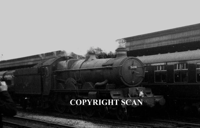 RAILWAY STEAM PHOTO: 5091 GWR ‘CLEEVE ABBEY’ @ CARDIFF 62 (1) £1.99 ...