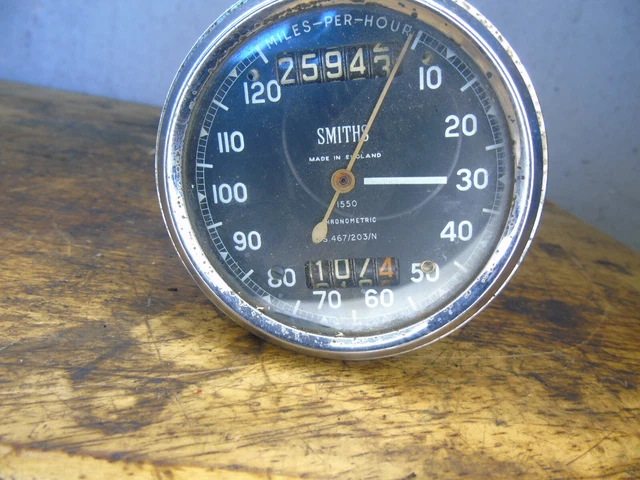 TRIUMPH NORTON CHRONOMETRIC Smiths Speedometer 120MPH S 467/203/N £249. ...