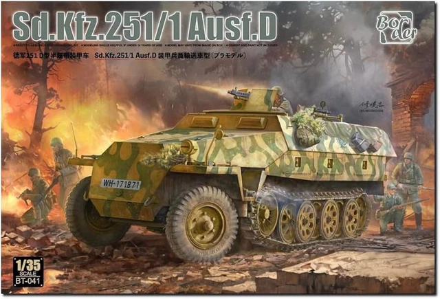BORDER MODEL BT041 1:35 Sd.Kfz.251/1/Ausf.D Plastic Model Kit EUR 35,00 ...