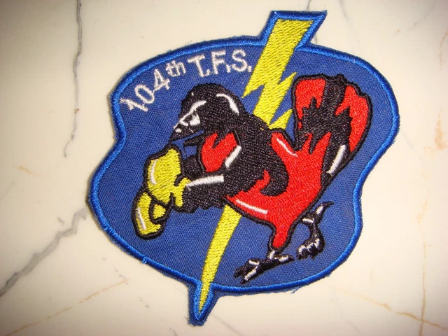 USAF 104TH TACTICAL FIGHTER SQUADRON PATCH $10.45 - PicClick