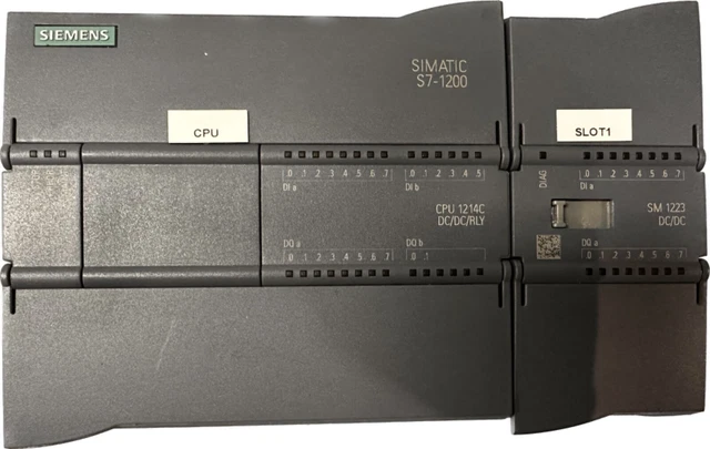 MÓDULO PLC SIEMENS Simatic S7-1200 (CPU 1214C)+(SM 1223) 6ES7223-1BL32 ...