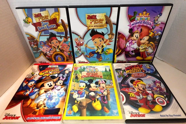 DISNEY JUNIOR DVD lot- Mickey Mouse Clubhouse, Jake and the Neverland ...