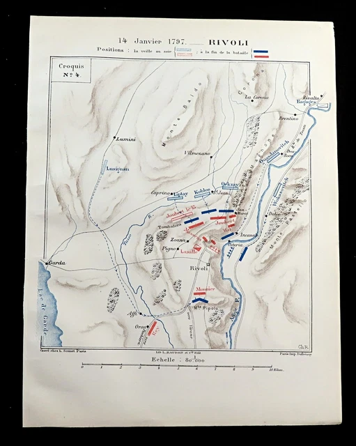 BATTLE OF JEMAPPES 1792 Map Napoleonic War French Military Holland ...