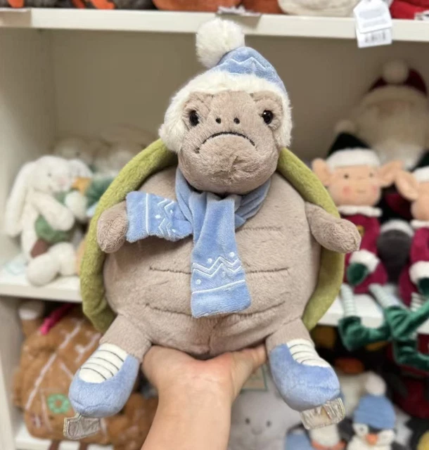 JELLYCAT ROLLER SKATING Turtle Toy Timmy in Dynamic Form Comes with A ...