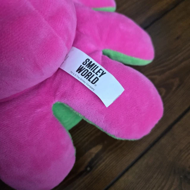 SMILEY WORLD REVERSIBLE Pink & Green Octopus Stuffed Toy £2.24 ...