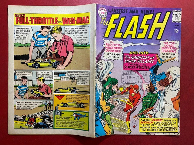 THE FLASH N.155 DC Comics (1965) Fumetto in lingua Inglese ORIGINALE ...