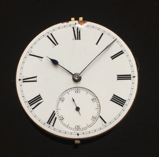 VICTORIAN ENGLISH FUSEE chain pocket watch movement by L R Leggett c ...