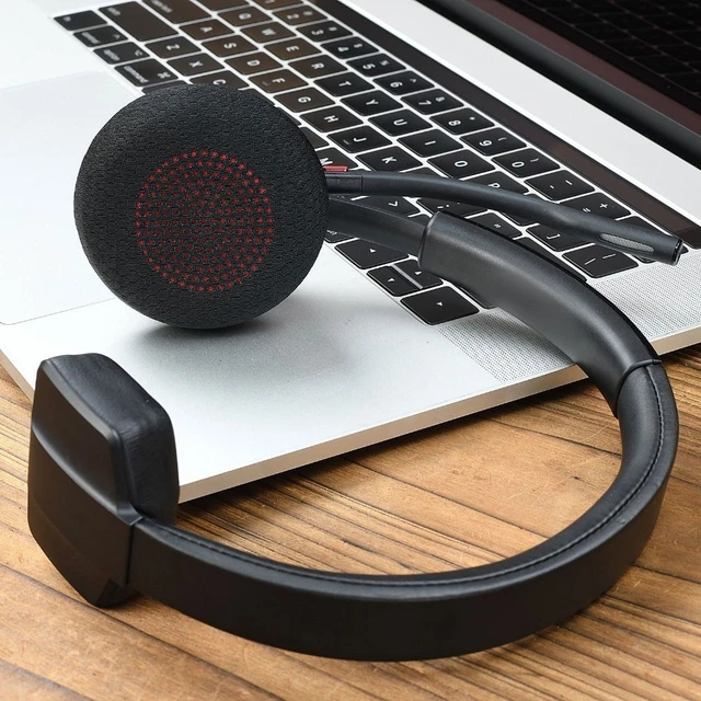 BLACK REPLACEMENT EAR Pads for Plantronics BT600 Headset Noise Reducing ...