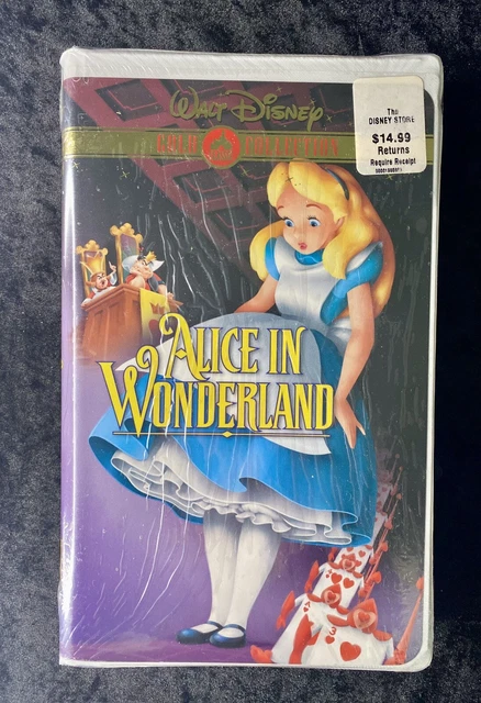SEALED DISNEYS ALICE in Wonderland (VHS, 2000) Rare! Gold Collection Edition . £17.98 - PicClick UK