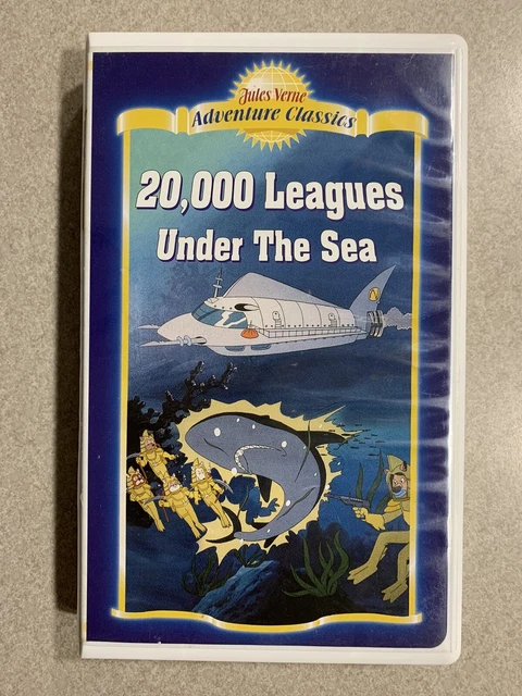 20,000 LEAGUES UNDER The Sea (VHS 1998) Jules Verne Adventures Classics ...