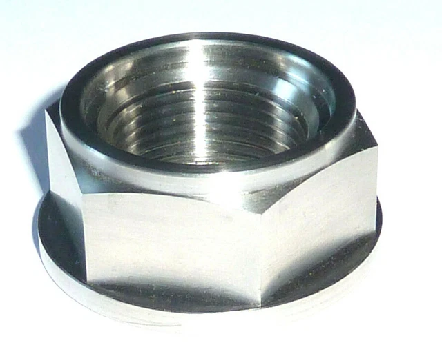 YAMAHA R6 600 2006-2022 REAR AXLE FLANGED NUT TITANIUM RACE GRADE 5 ...