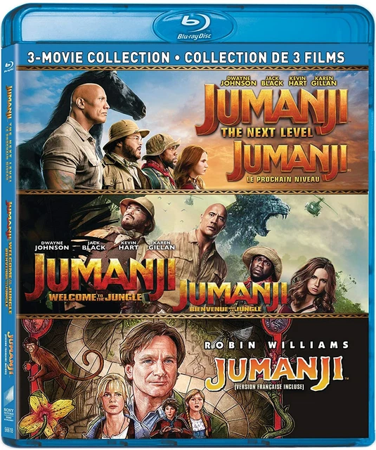 JUMANJI 3 MOVIE Collection (Blu-ray)(Bilingual Packaging) $34.88 ...