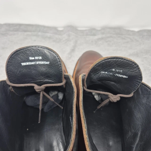 THURSDAY BOOT CO Scout Chukka Boots Men’s 10 Brown Leather Casual Dress ...