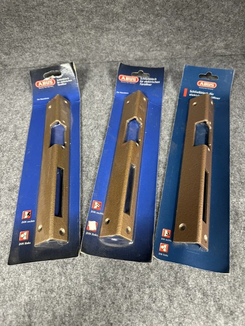 3 X ABUS Schließblech für Elektrischen Türöffner WST R HG SB ...