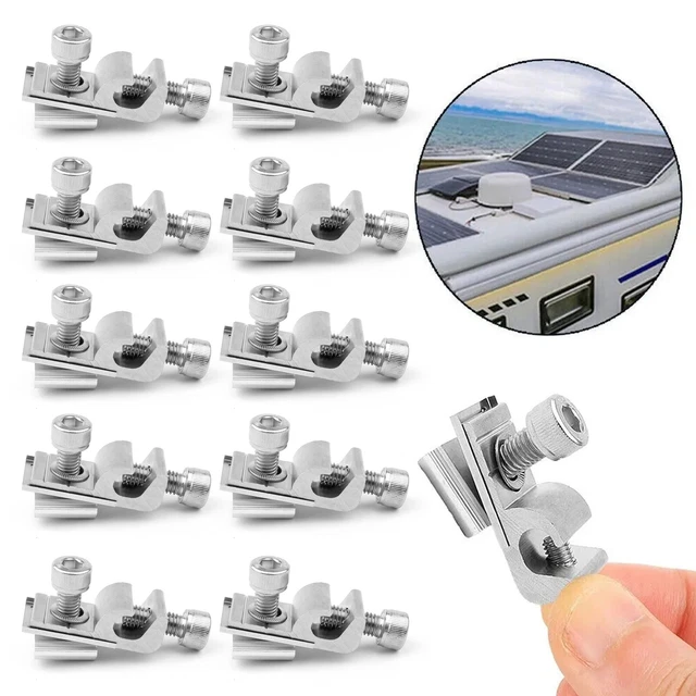 SOLAR-PANEL SOLAR-MOUNTING SYSTEM Grounding Lug Standard Grounding Clip ...