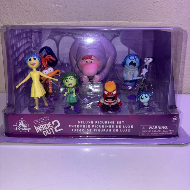 DISNEY PIXAR INSIDE Out 2 Deluxe Figure Play Set Cake Topper 9 Figures ...