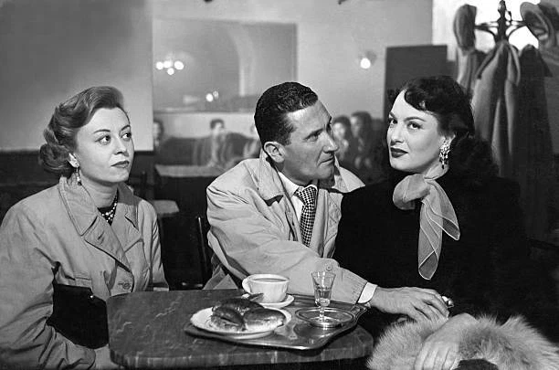 ITALIAN ACTOR PAOLO Stoppa Italian Actress Giulietta Masina Old Photo ...