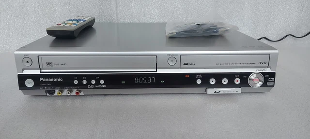 PANASONIC DMR-EZ45V DVD/VHS Combi with Freeview, HDMI, SD Card Slot ...