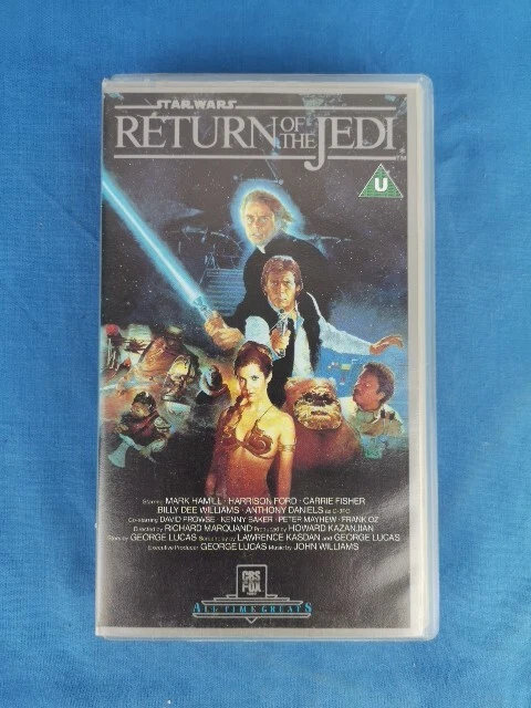 STAR WARS - Return Of The Jedi (1983) Original 1989 CBS FOX VHS Video FREE POST £3.99 - PicClick UK