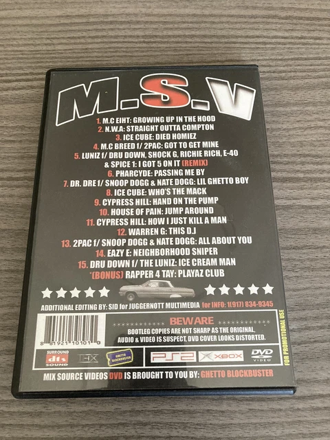 EAZY-E N.W.A DR. Dre Ice Cube 2Pac DVD The Source Videos Dj Fantasy Rap ...