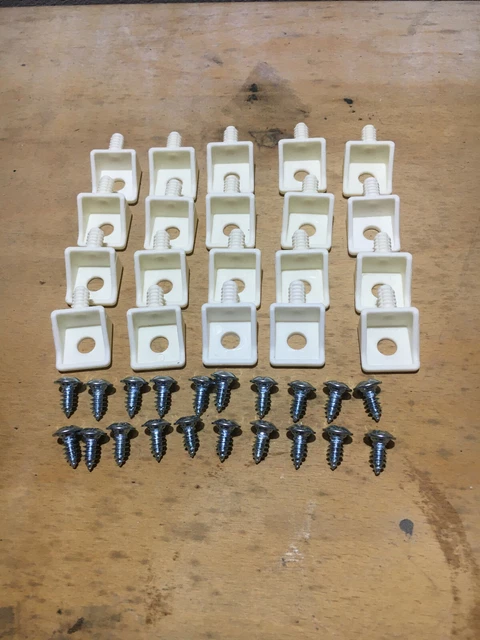 40 X IKEA Ersatzteil Verbinder Nr 122620 plus 40 x Ikea Holzschraube Nr ...