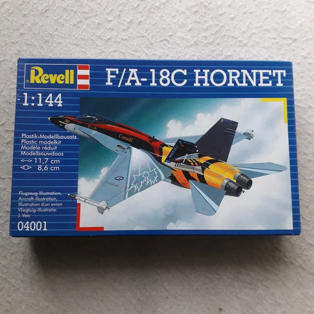 REVELL 04001 1:144 Scale F/A-18C Hornet Plastic Model Kit £11.50 - PicClick UK