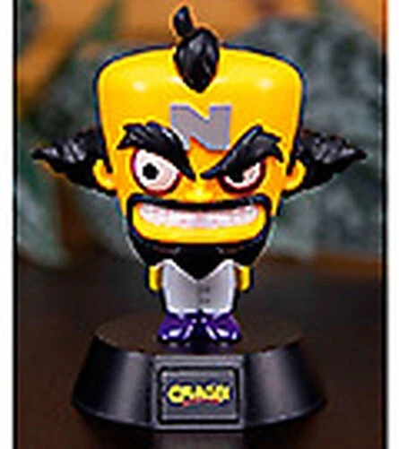 CRASH BANDICOOT DR. Neo Cortex Icon V2 Lampe Bureau Lumière Lamp EUR 22 ...