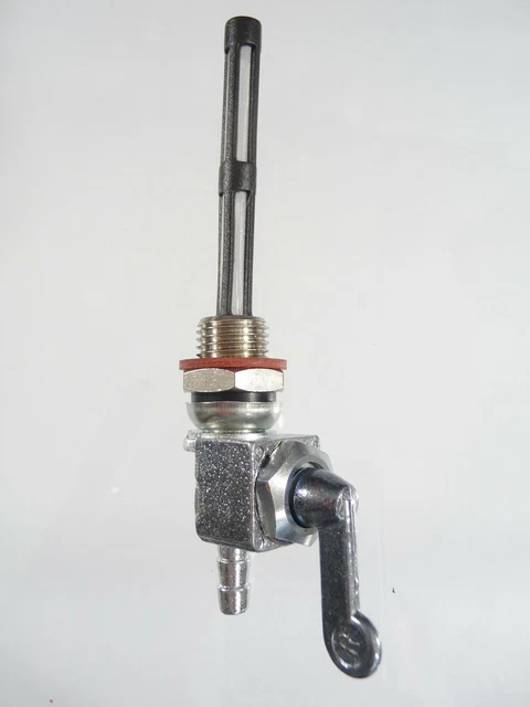 CLASSIC MOTORCYCLE & Moped Fuel Tap 1/4 BSP NEW Petcock Horizontal Exit ...